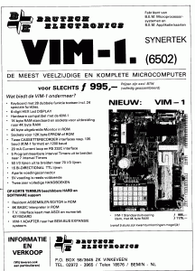 Synertek SYM-1 KTM – Retro Computing