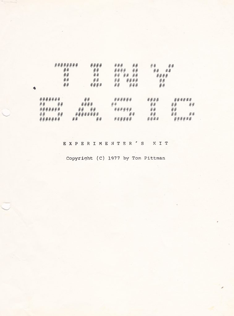 Tiny Basic – Retro Computing
