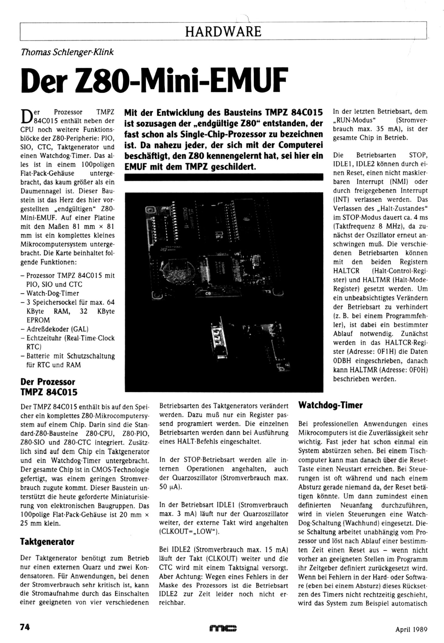 Z80-Mini-EMUF – Retro Computing