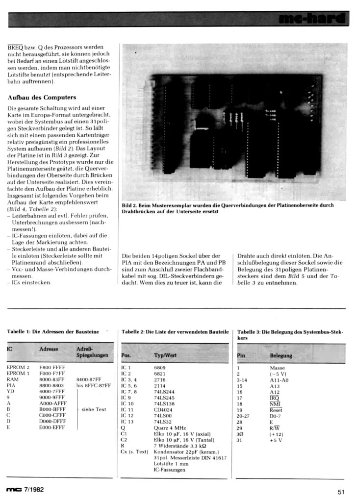 6809 – Retro Computing