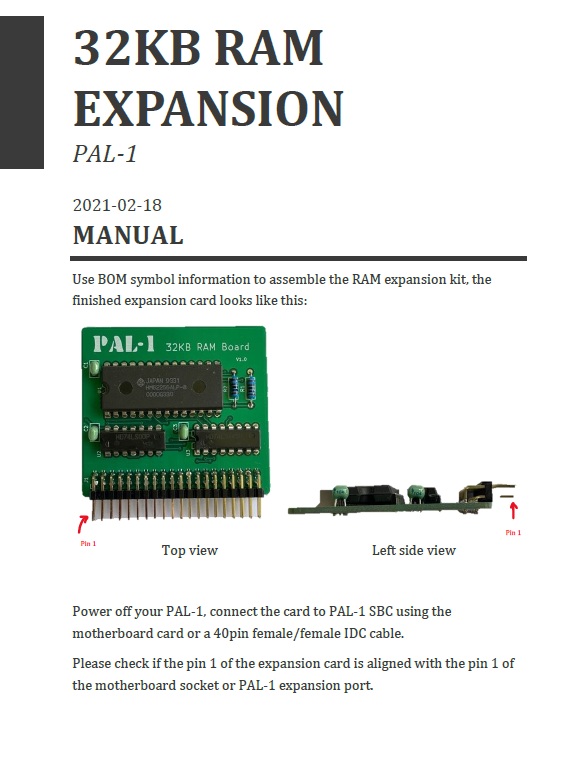 PAL-1 – Retro Computing