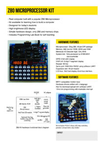 Z80 Microprocessor kit – Retro Computing