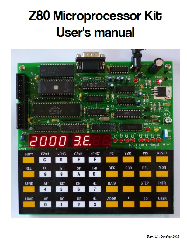 Z80 Microprocessor kit – Retro Computing