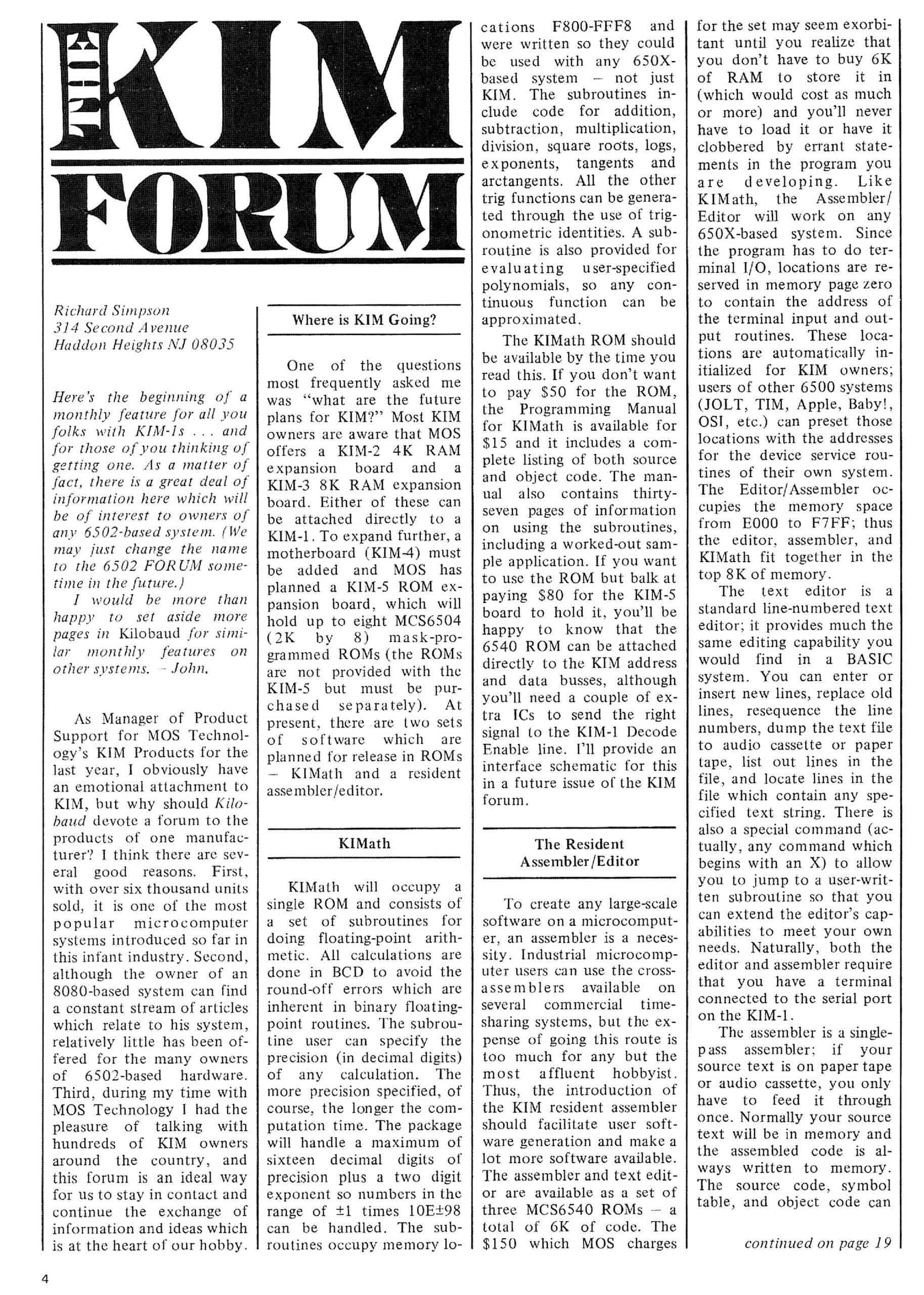 Kilobaud – Retro Computing