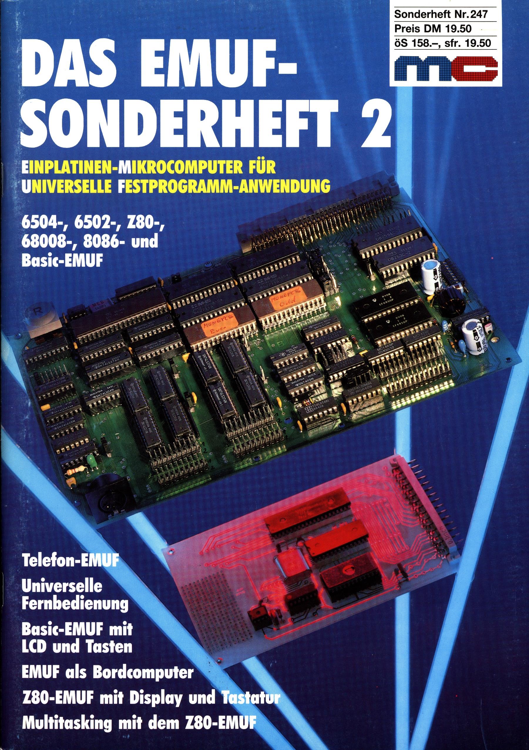 MC EMUF articles, Sonderheft, Book – Retro Computing