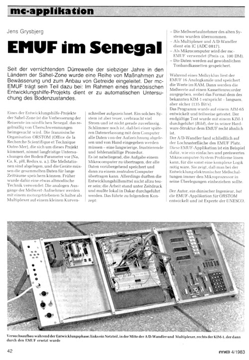 MC EMUF articles, Sonderheft, Book – Retro Computing