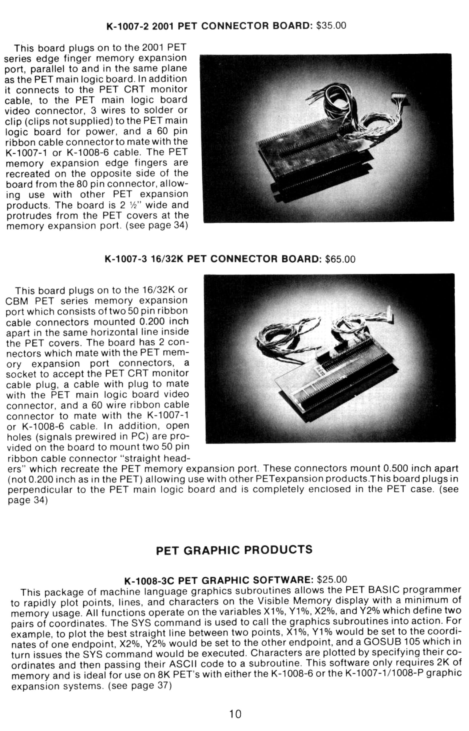 MTU Commodore PET products – Retro Computing