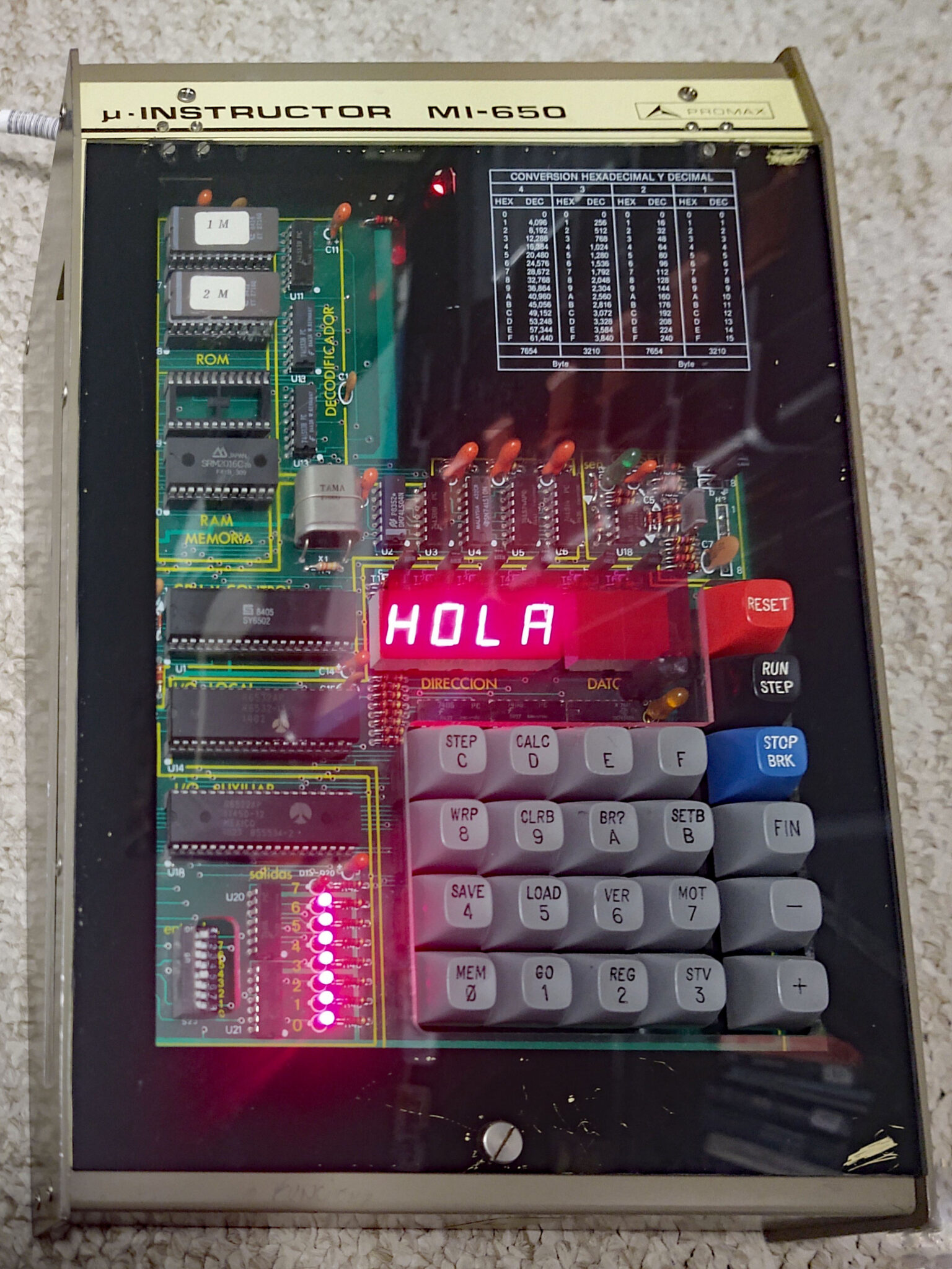 Promax MI-650 images, EPROM dumps, information, sources – Retro Computing